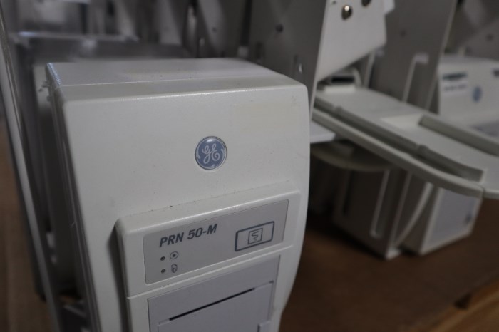 (1) Pallet Semanetics Monitor, GE PRN 50-M Printers, Spacelabs & etc ...