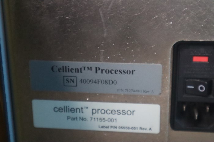(1)Cellient Processor Cell Block System, (1)GSD Thunderbolt Immunoassay ...