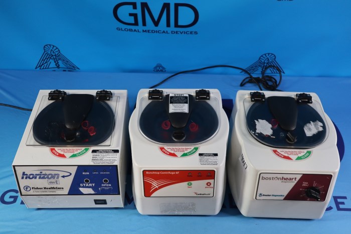 (1)Horizon Mini E Centrifuge, (1)CardinalHealth Benchtop Centrifuge 6F ...