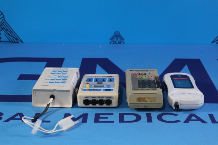 (1)Pro Advanced CPR Simulator, (1)Dynatech Patient Simulator, (1)Fluke ...
