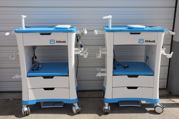 (2) Abbot EnSite Amplifier Carts for sale