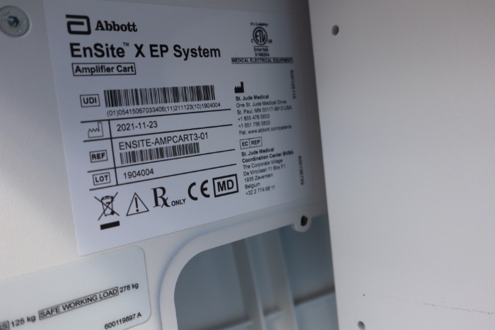 (2) Abbot EnSite Amplifier Carts for sale