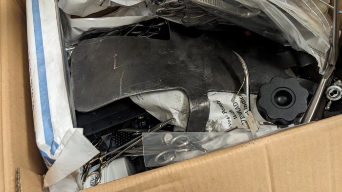 (2) Crash Carts (1) Basin stand (1) Stryker helmet (2) Boxes of ...