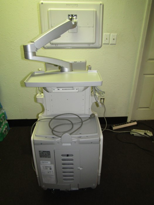 2013 Philips IE33 G1 Cart Ultrasound Machine W/ Philips X5-1 Ultrasound ...