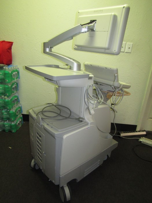 2013 Philips IE33 G1 Cart Ultrasound Machine W/ Philips X5-1 Ultrasound ...