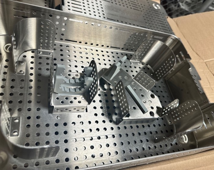 (3) Boxes of Camera Sterilization trays for sale
