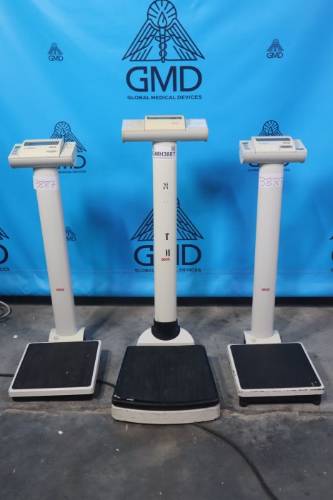 (3) Seca Digital Weigh Scale for sale