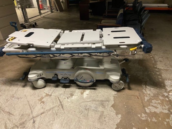 (3) Stretchers 1 Hill-Rom P8000, 2 Stryker big wheel and 1550 for sale