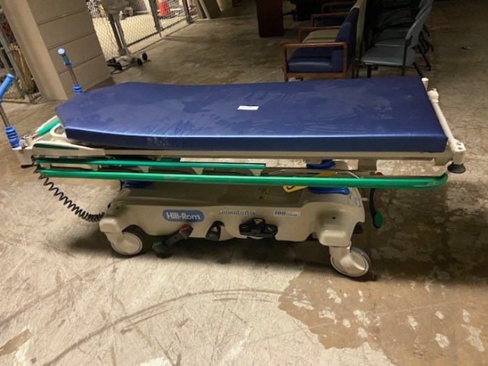 (3) Stretchers 2 Hill-Rom P8000 and 1 Stryker Big wheel for sale