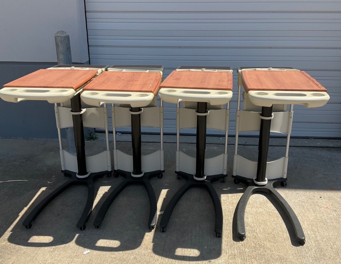 (4) Hill-Rom Over The Bed Tables for sale