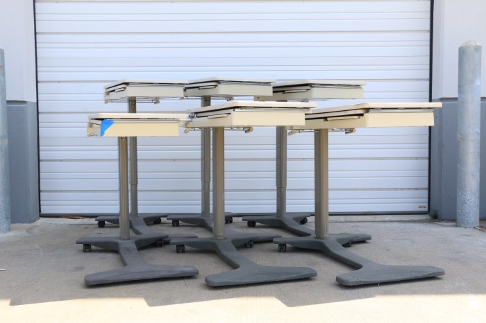 (6) Stryker Over The Bed Tables. for sale