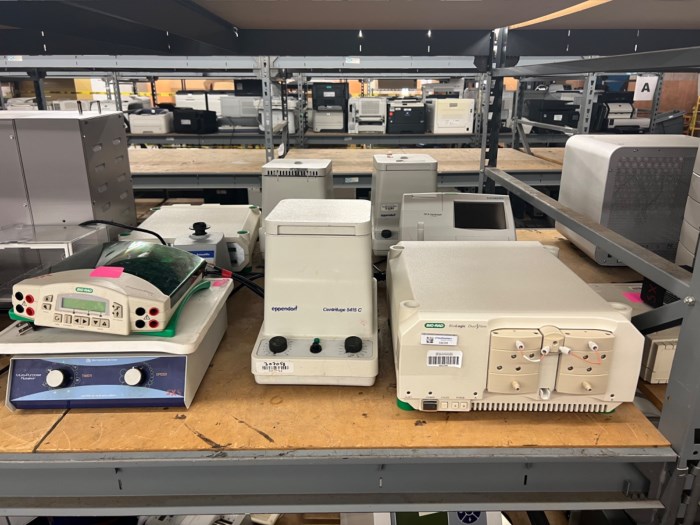 Aisle of Laboratory Equipment for sale