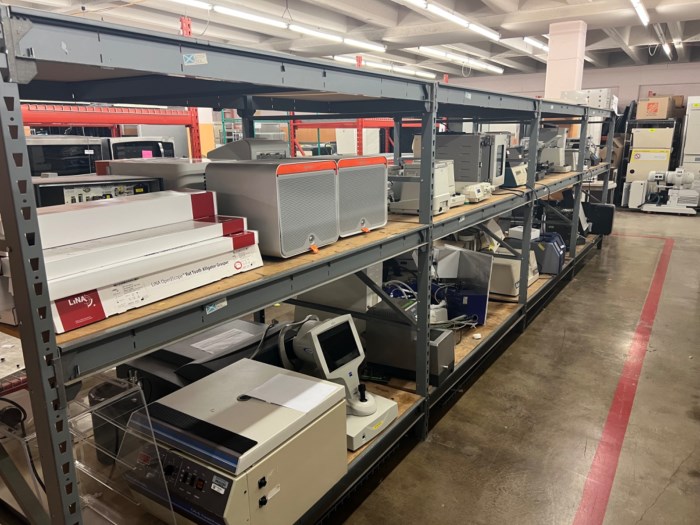Aisle of Laboratory Equipment for sale
