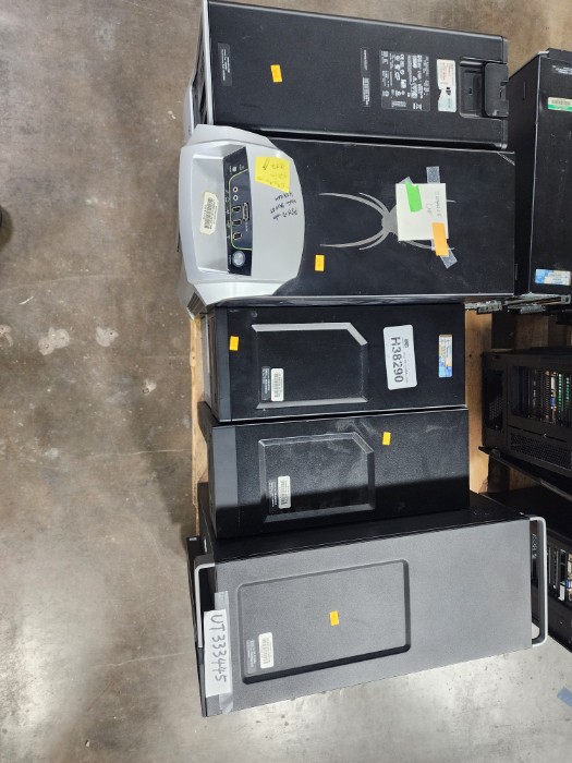 Assorted Dell and Visionman Computers(Lot of 5) for sale