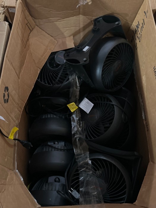 Assorted Desktop Fans (Lot of 2 Pallets) for sale