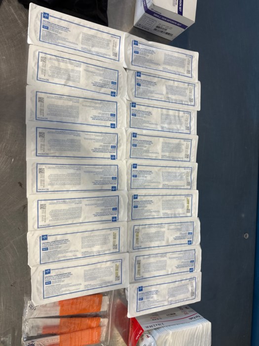 Assorted Medical items including Reusable BP Cuff + Small Vein Infusion ...