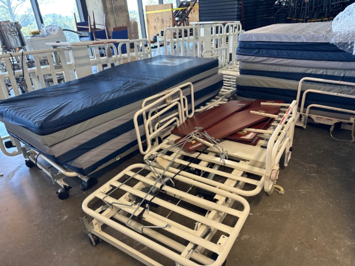 Assortment of Invacare Solace Hospital Beds and Pads for sale