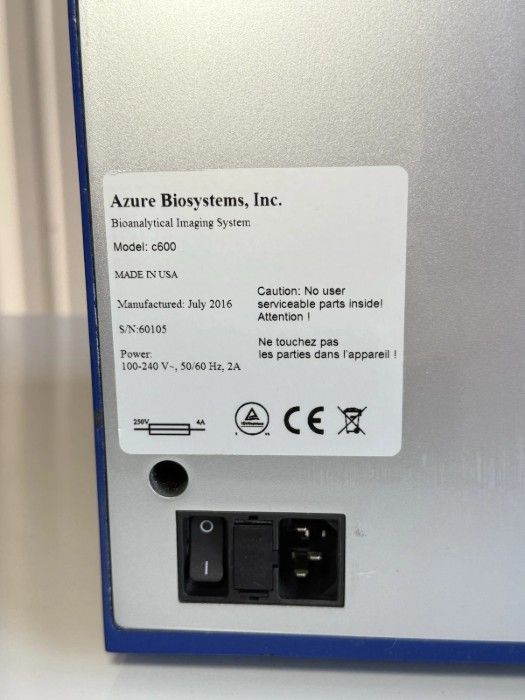 Azure Biosystems Inc. Bioanalytical Gel Imaging System for sale