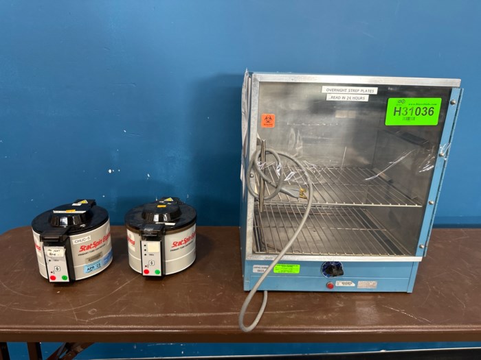 BOEKEL Incubator + 2 StatSpin Express Primary Tube Centrifuge for sale