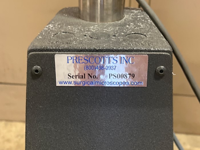 Carl Zeiss OPMI 6-SFC Surgical Microscope w/ Prescotts Inc Mark II ...