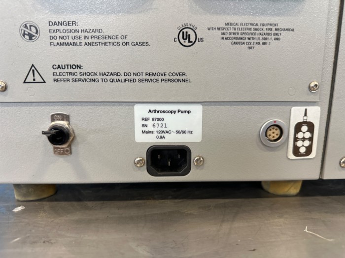 Conmed Linvatec 87k Arthroscopy Pump System for sale