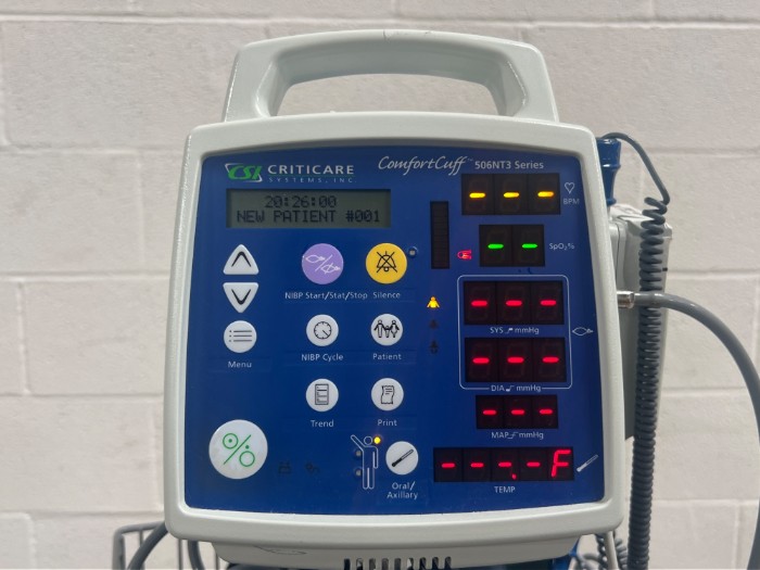 Criticare Systems inc Comfortcuff vital signs for sale