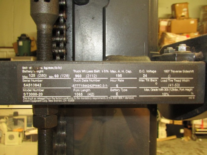 Crown ST/SX 3000 Series Walkie Stacker Forklift for sale