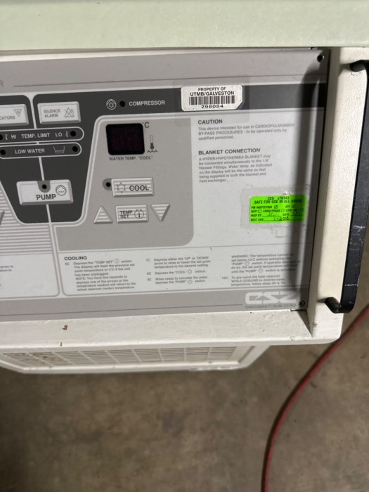 CSZ Hemotherm 400MR Sub Zero Cooler for sale