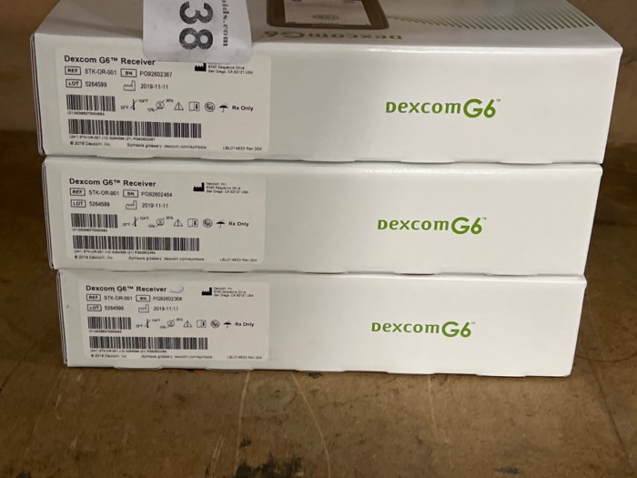 Dexcom G6 Receivers w/ Accessories (Lot of 3) for sale Dexcom G6 Receivers w/ Accessories (Lot of 3) for sale