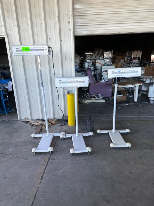 Draeger PT-4000 Compact Overhead Photo-therapy Unit W/ Ht Adjustable ...