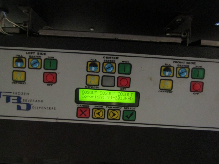 FBD-563 RC Three Flavored Frozen Beverage Dispenser Machine for sale