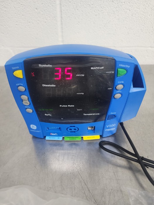 GE Carescape V100 Dinamap Patient Vital Sign Monitor with Accessories ...