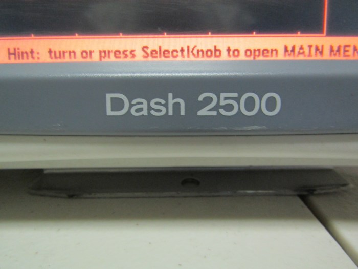 GE Dash 2500 Patient Monitor ECG SpO2 NIBP for sale