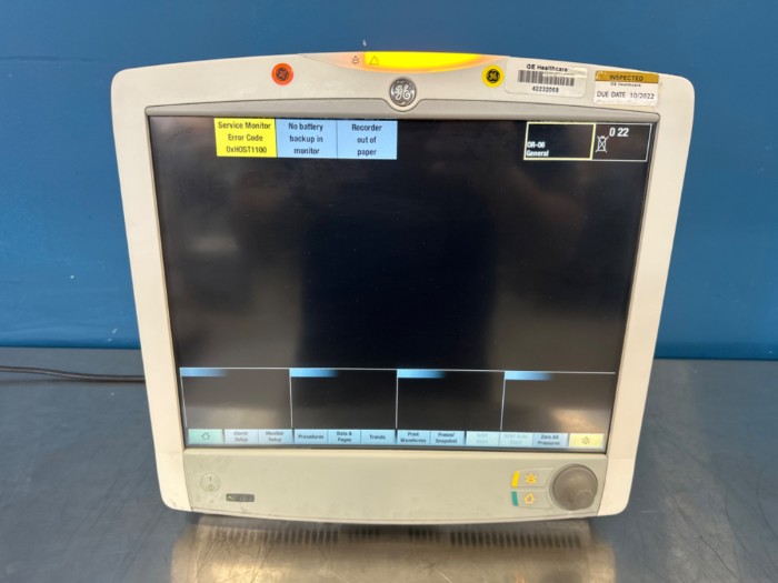 GE Healthcare Carescape B650 Patient Monitor for sale