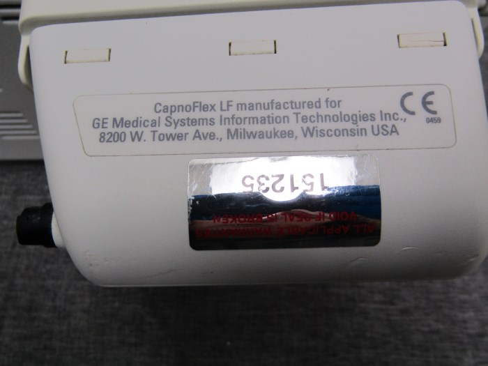 GE Medical Systems Marquette 451N TRAM-RAC 4A Module SpO2 Mainstream ...