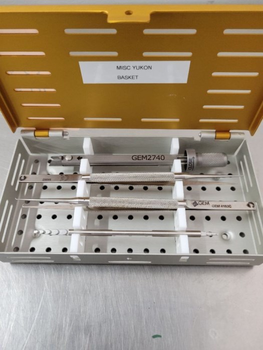 GEM Synovis Microvascular Instrument Set for sale