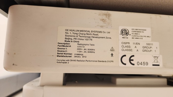 General Electric Medical Systems RAD Room for sale