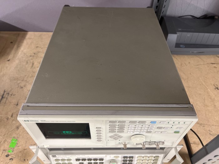 Hewlett-Packard 5371A Frequency & Time Interval Analyzer & 8341 ...