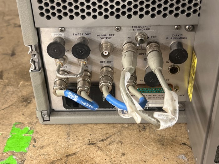 Hewlett-Packard 5371A Frequency & Time Interval Analyzer & 8341 ...