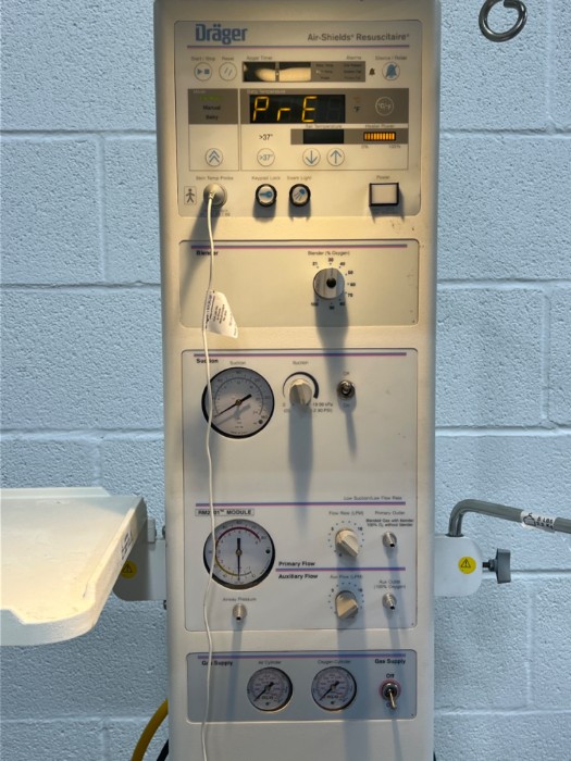 Hill Rom Drager Resuscitaire RW82VHA-1 Radiant Warmer Infant Warmer for ...