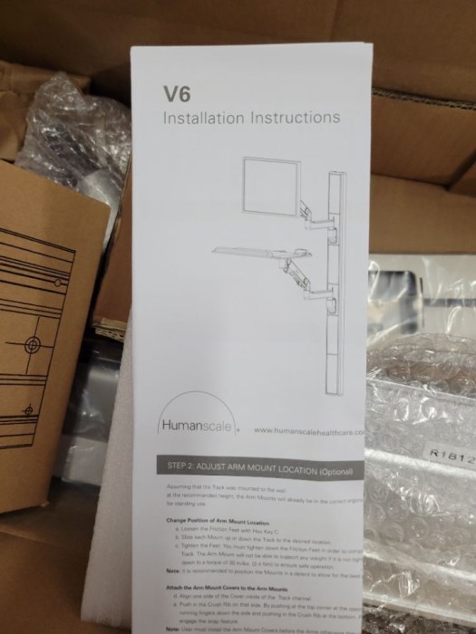 Humanscale Viewpoint V6 Wall Station for sale