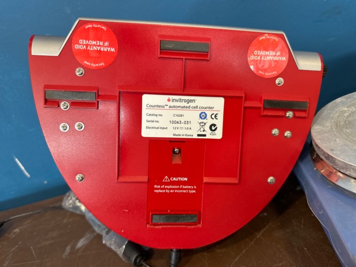 Invitrogen Countess Automated Cell Counter + kika Werke RCT Basic ...