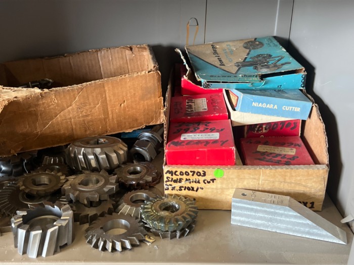 Large Assortment of Precision Milling Tools, Attachments & Parts for sale