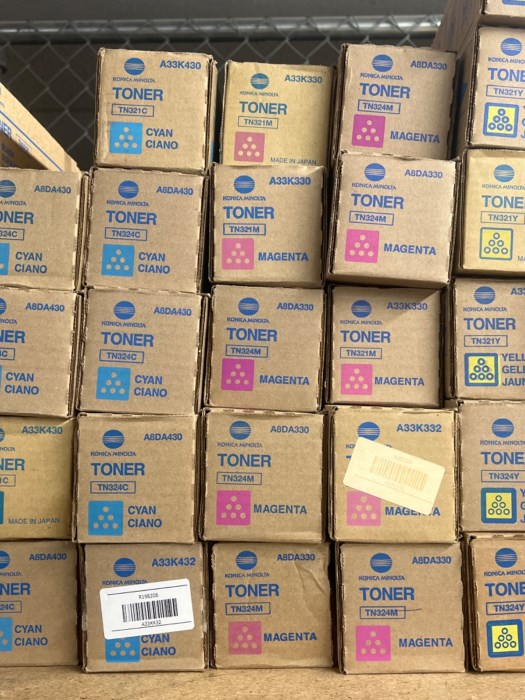Large Assortment of Toner & Printer Cartridges for sale