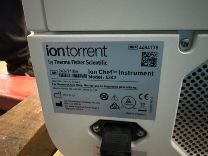 Life Technologies torrent Ion Chef Instrument IONCHEF for sale