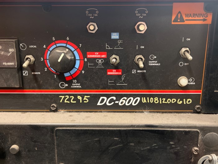 Lincoln Electric DC-600 Welder w/ Multi-Process Switch for sale