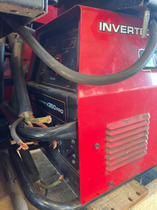 Lincoln Electric Invertec V350 Pro MIG Welder w/ LF-72 Wire Feeder for sale