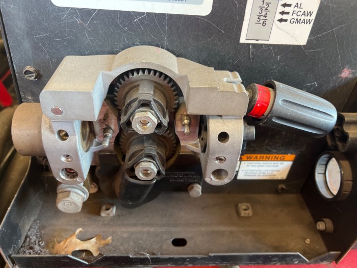 Lincoln Electric Invertec V350 Pro MIG Welder w/ LF-72 Wire Feeder for sale
