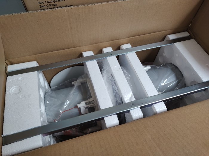 Lot of 108x NEW QSC AC-C4T Full-Range, Ceiling Mount Loudspeaker for sale