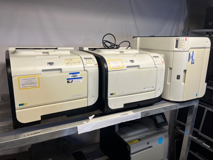 Lot of 13 Printer and Scanner Equipment Related Items (Rack Not ...